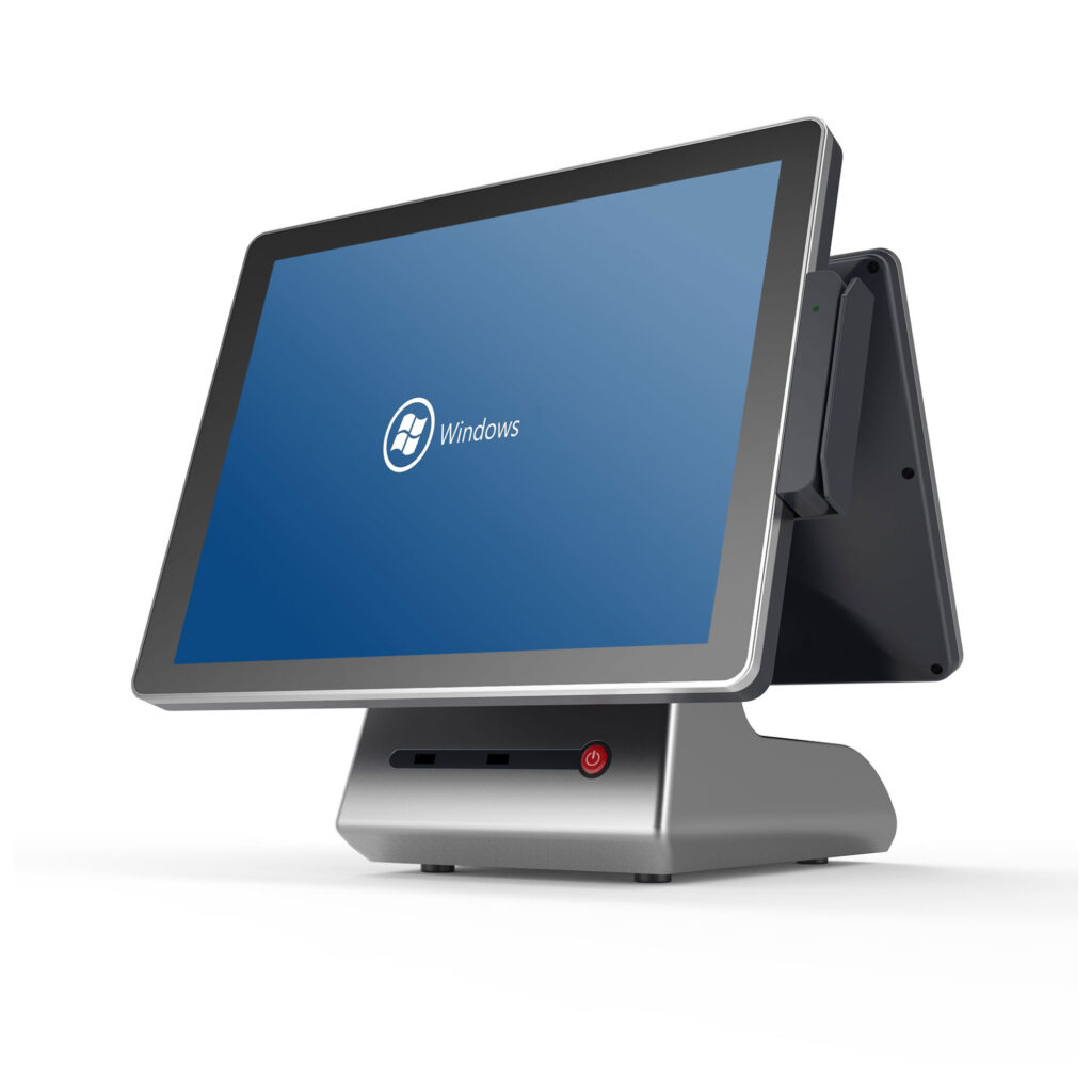 NITA X200 Touch Screen เครื่อง POS แบบสองหน้าจอ ระบบ Windows Intel Core ...