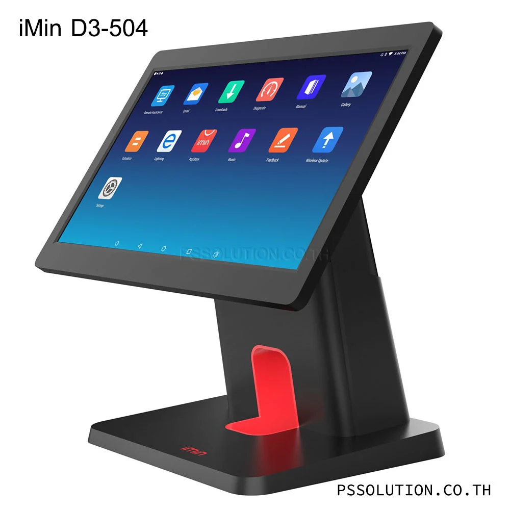 เครื่อง POS ระบบ Android iMin D3-504 หน้าจอขนาด 15.6 นิ้ว Android 11 ...