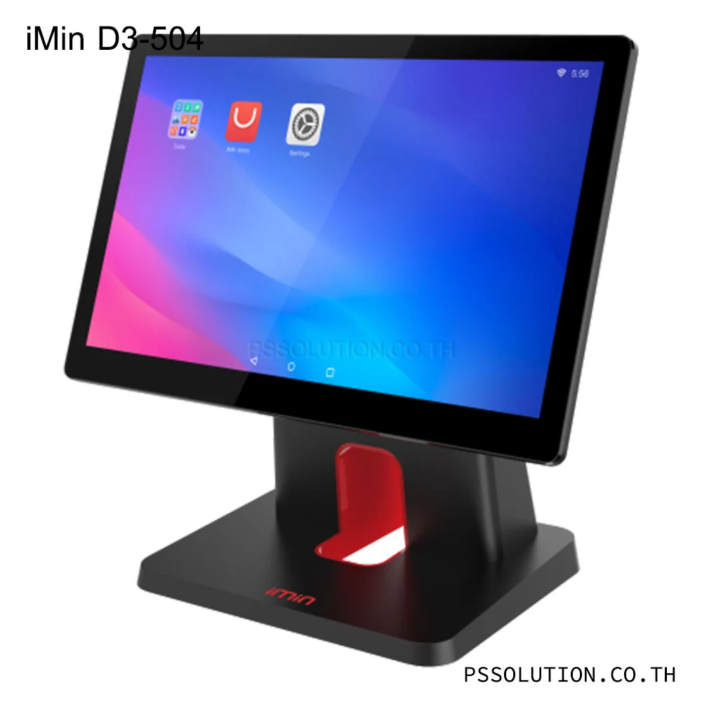 เครื่อง POS ระบบ Android iMin D3-504 หน้าจอขนาด 15.6 นิ้ว Android 11 ...