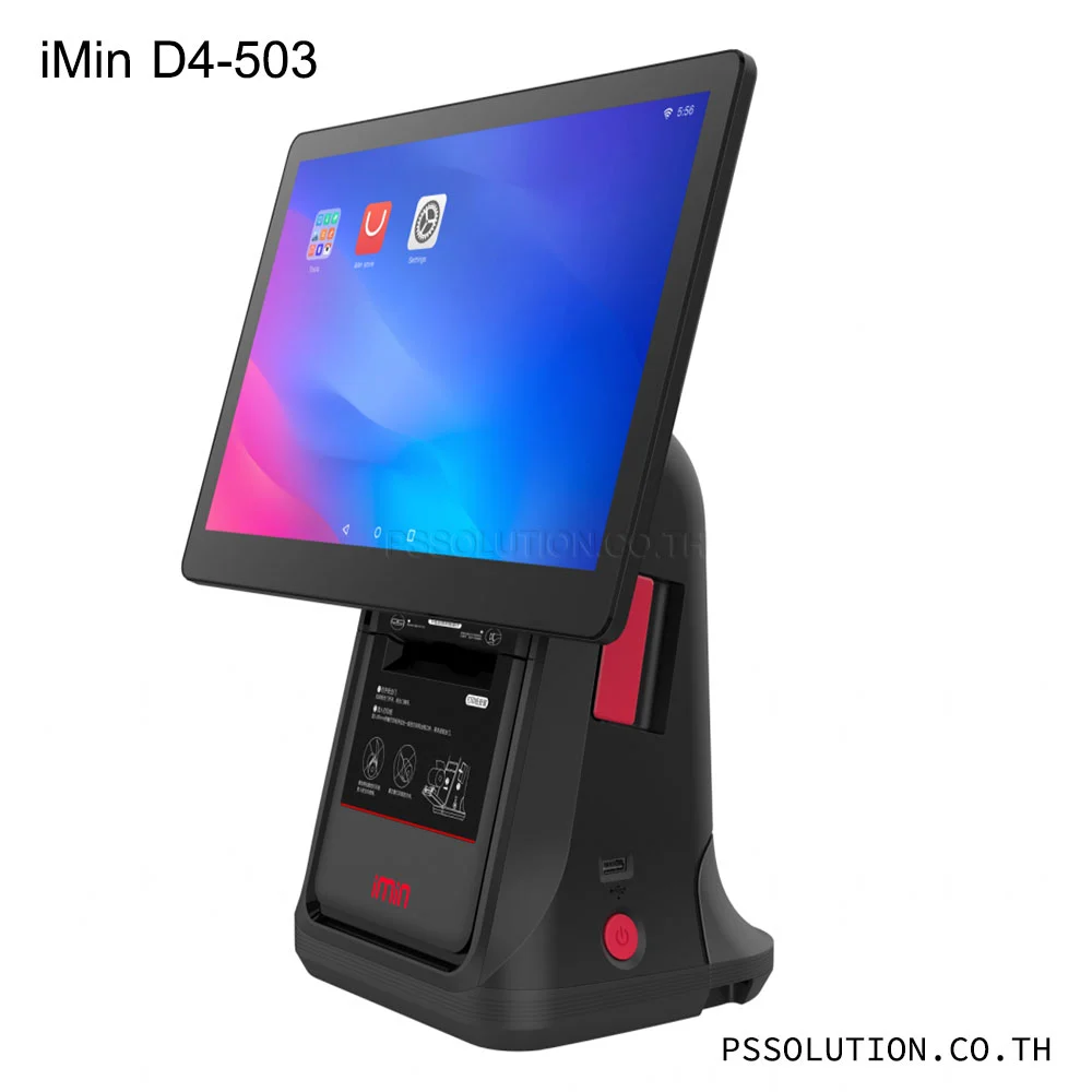 iMin D4-503 เครื่อง POS ระบบ Android แบบหน้าจอเดียว