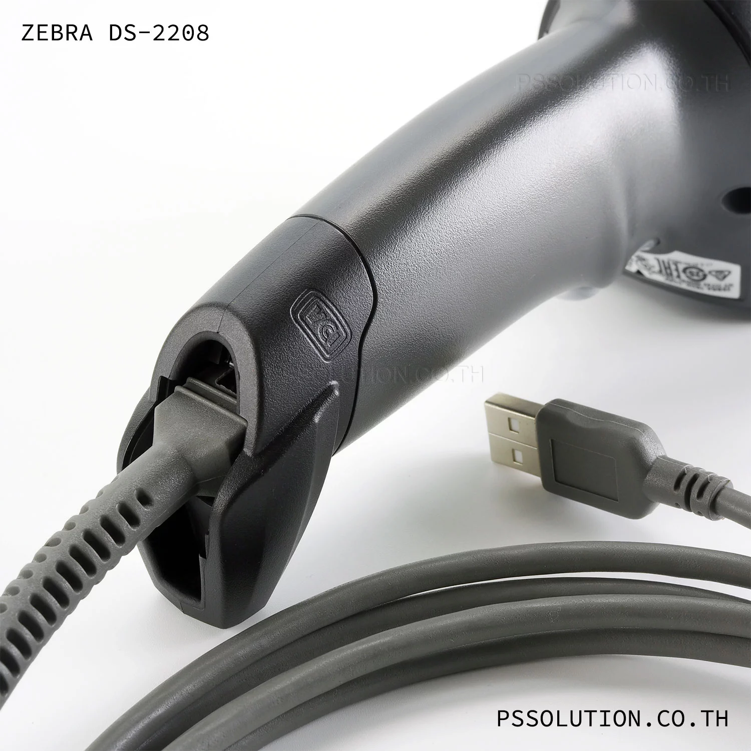 Zebra DS2208 เครื่องสแกนบาร์โค้ด 2 มิติ มีขาต้ัง รับประกัน 4 ปี